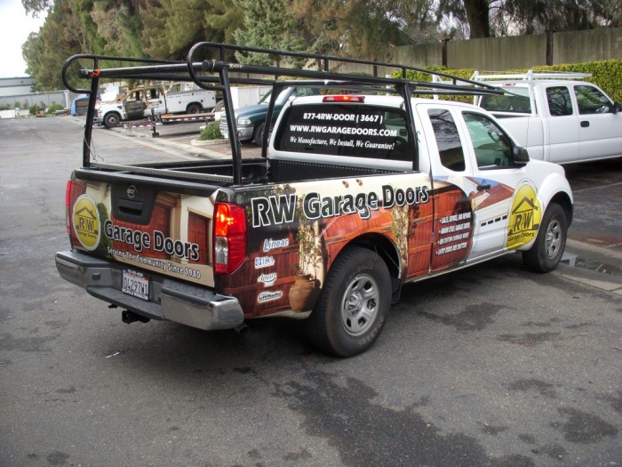 RW Garage Doors - Partial Vehicle Wrap - Sign Anatomy
